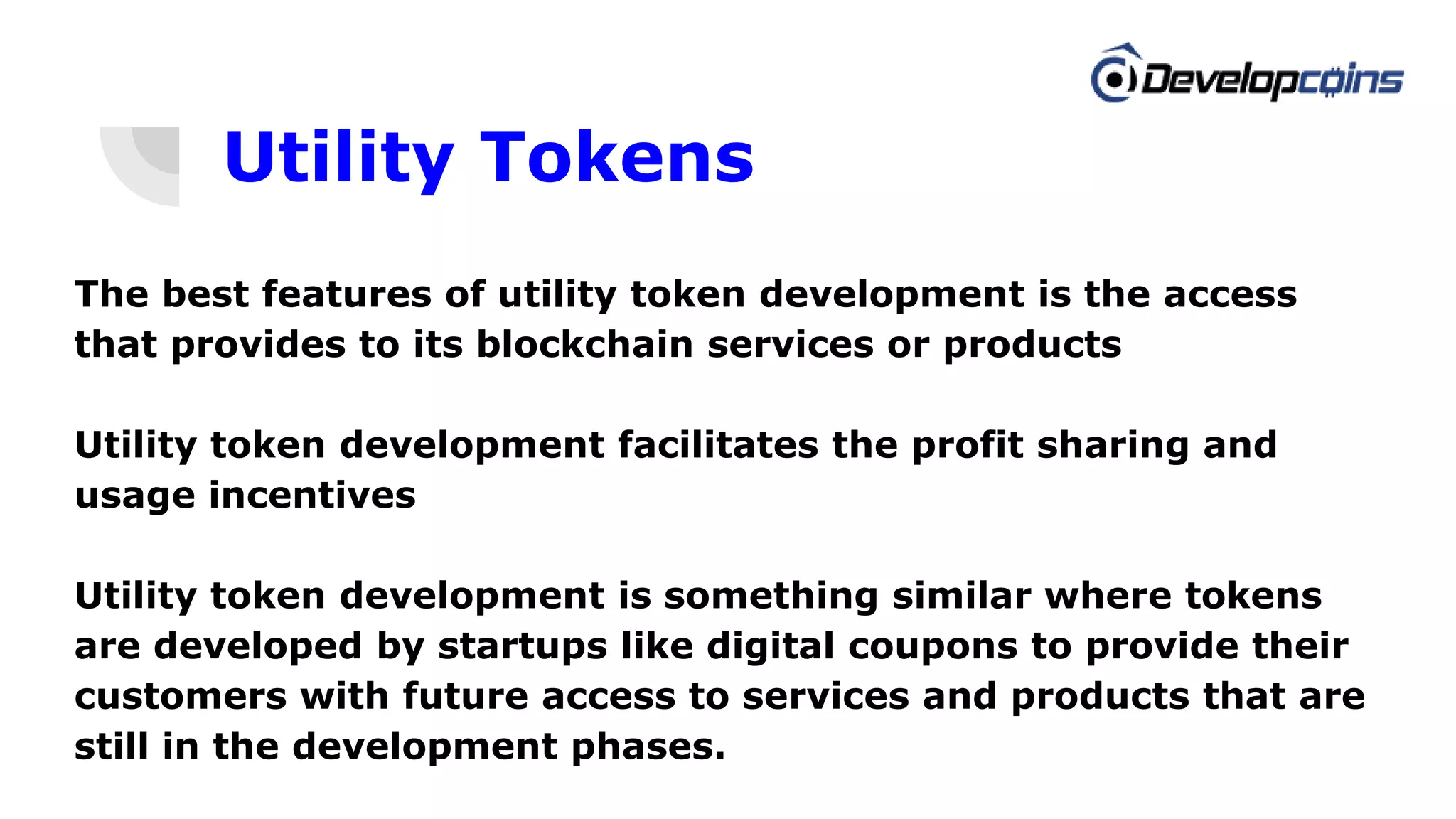 Token development company | PPT | Free Download