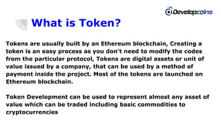 Token development company | PPT