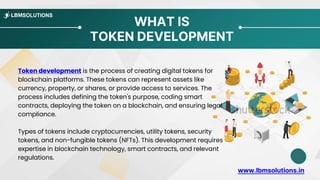 Token development process.pptx.......... | PPT