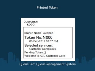 Token Dispenser For Costomer | PPSX