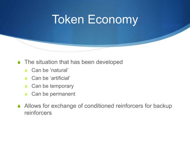 Token economies | PPTX