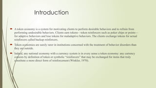 Token Economy in Applied Behavior Analysis | PPTX