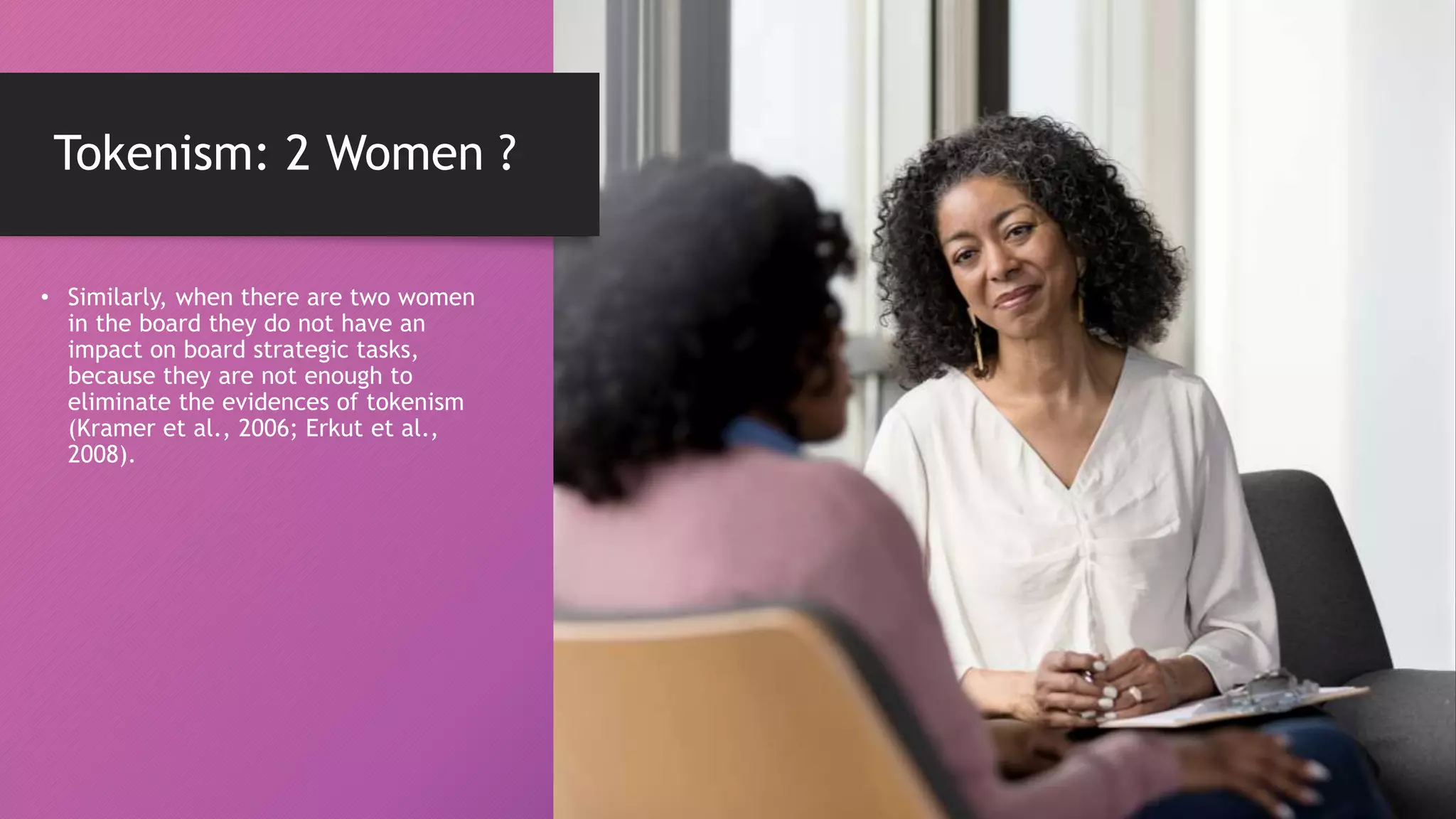 Tokenism @ Token Status Theory: Theories of Corporate Governance Series ...