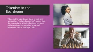 Tokenism @ Token Status Theory: Theories of Corporate Governance Series ...