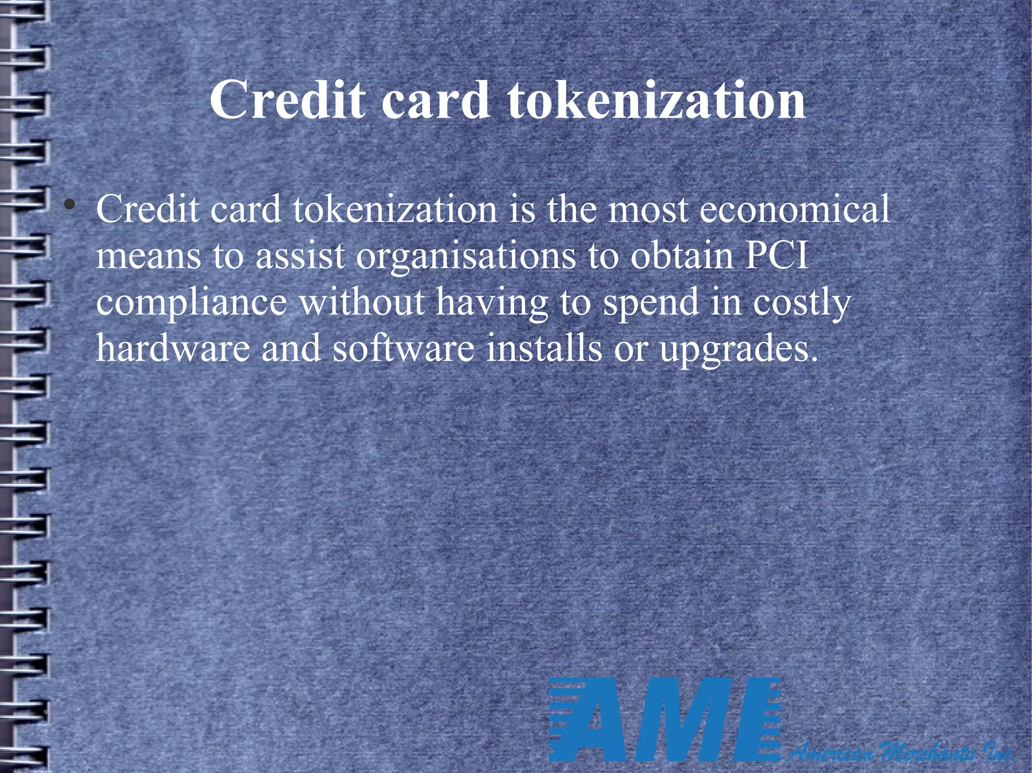Tokenization credit card processing | PPT