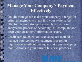 Tokenization credit card processing | PPT