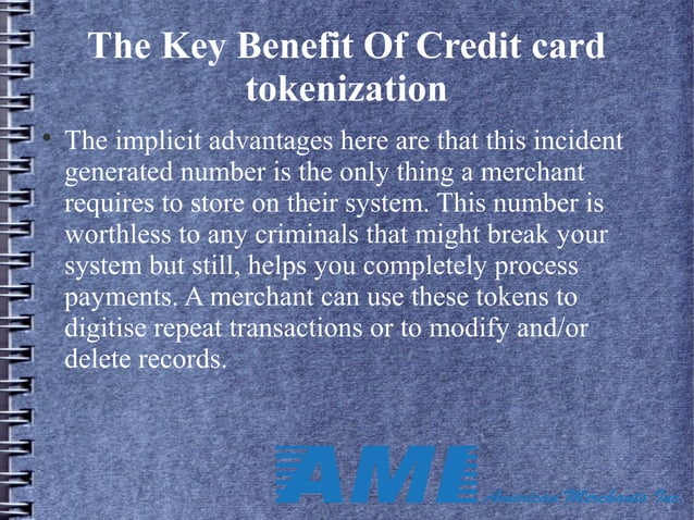 Tokenization credit card processing | PPT