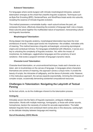 Tokenization in NLP Methods Types and Challenges.pdf