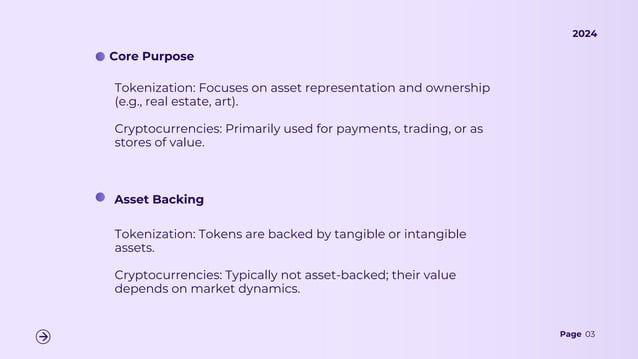 Tokenization vs. Cryptocurrencies: Understanding the Key Differences | PDF