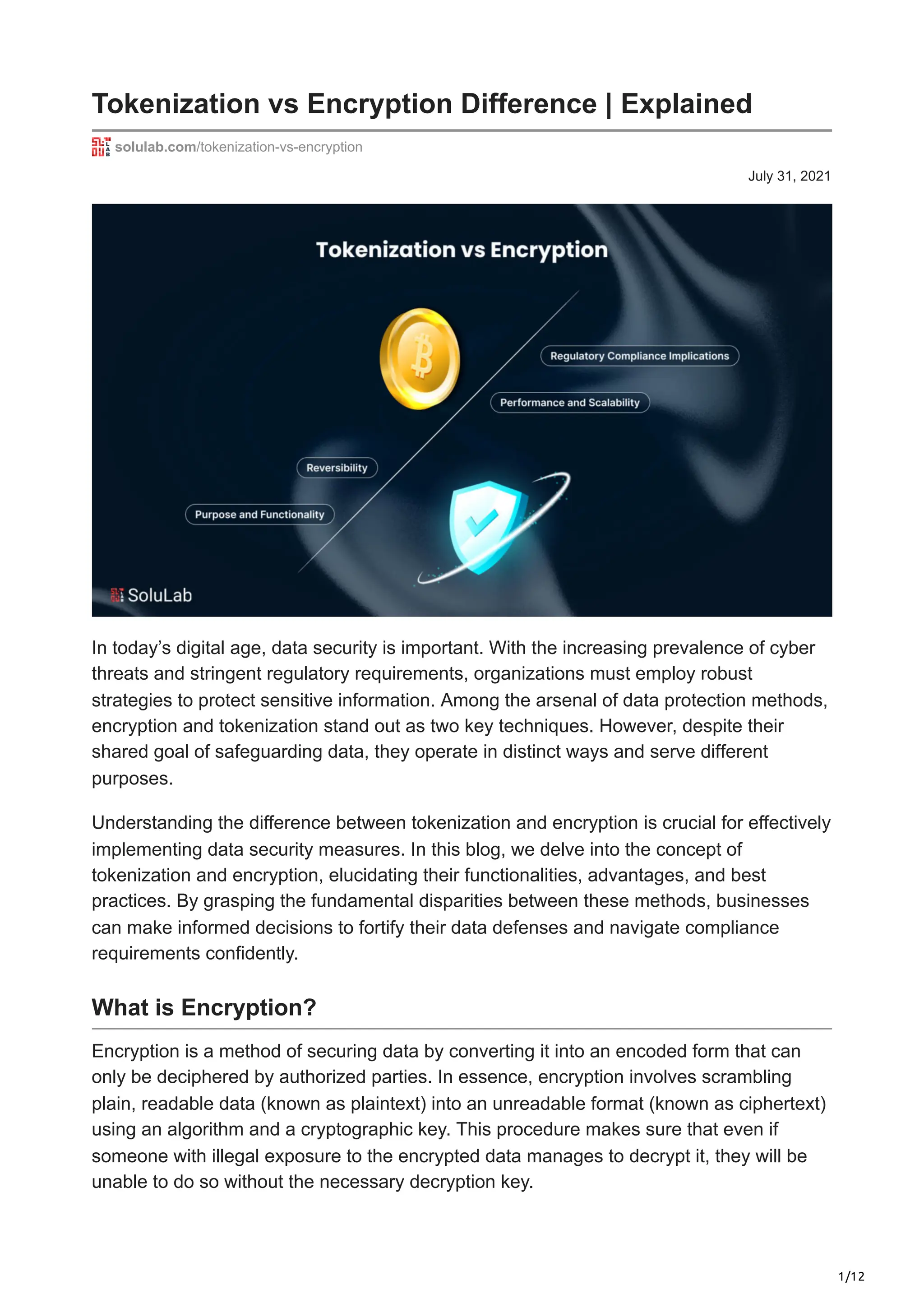 Tokenization vs Encryption Difference Explained.pdf