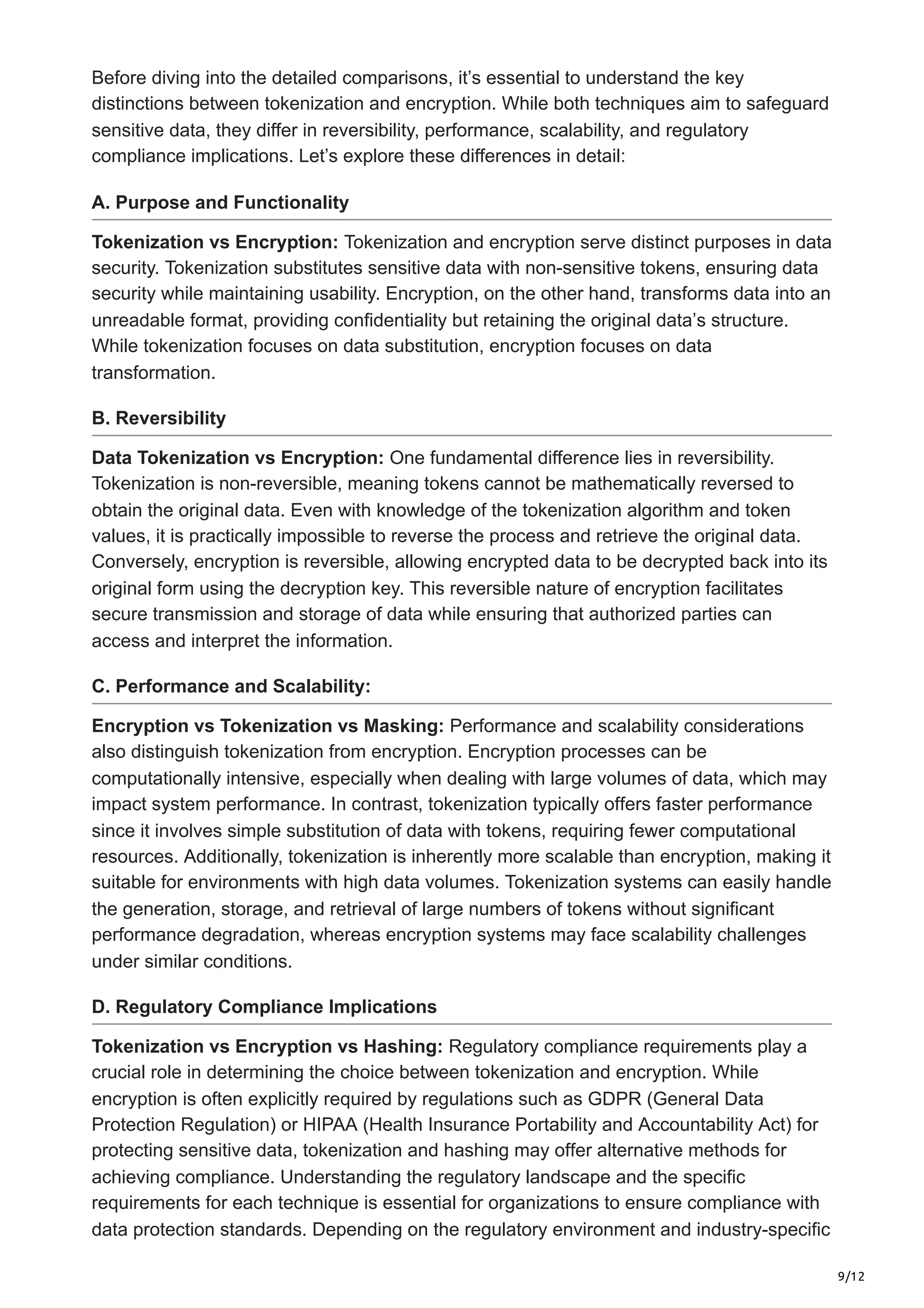 Tokenization Vs Encryption Difference Explainedpdf