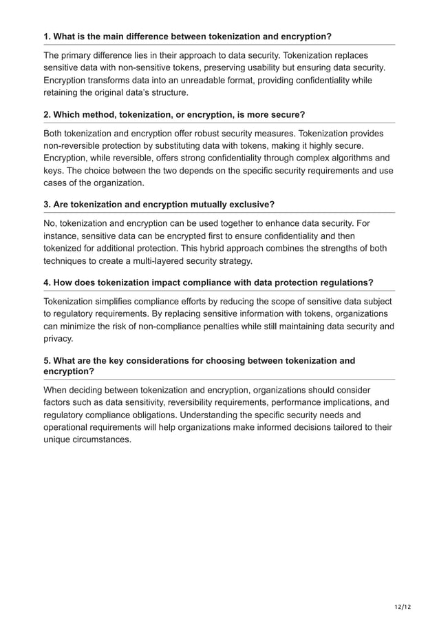 Tokenization vs Encryption Difference Explained.pdf Tokenization vs Encryption Difference Explained.pdf