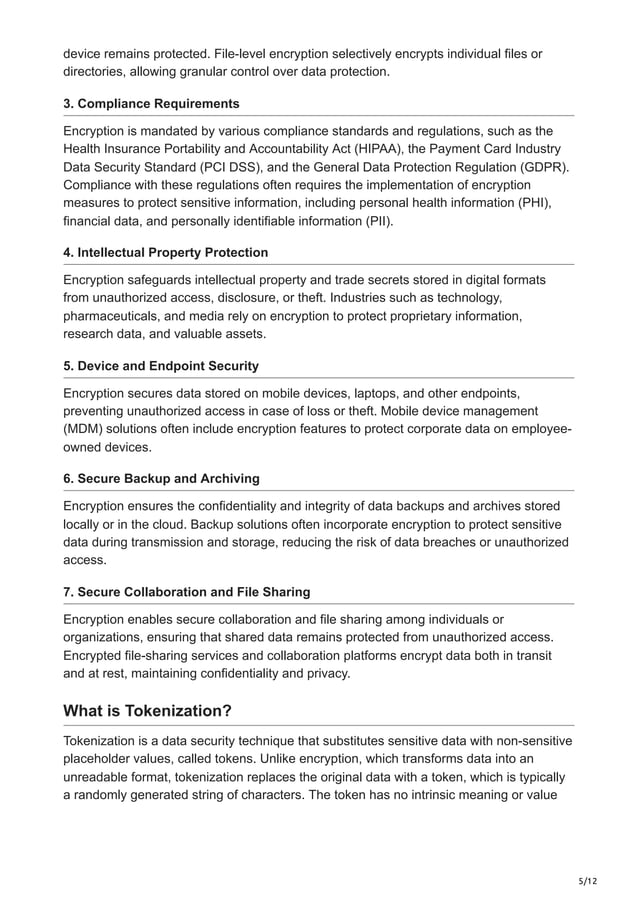 Tokenization vs Encryption Difference Explained.pdf Tokenization vs Encryption Difference Explained.pdf