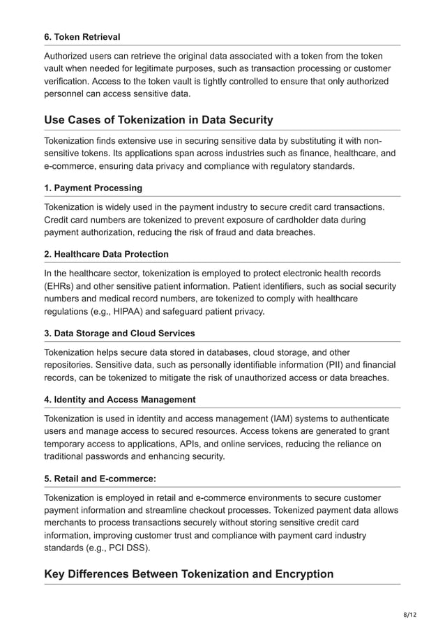 Tokenization vs Encryption Difference Explained.pdf Tokenization vs Encryption Difference Explained.pdf