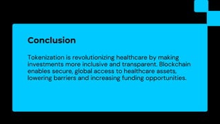 Tokenized Healthcare Assets The Future of Medical Investment | PDF