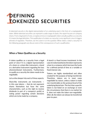 Tokenizing SME Equity - An Introduction to the Legal Classification and ...