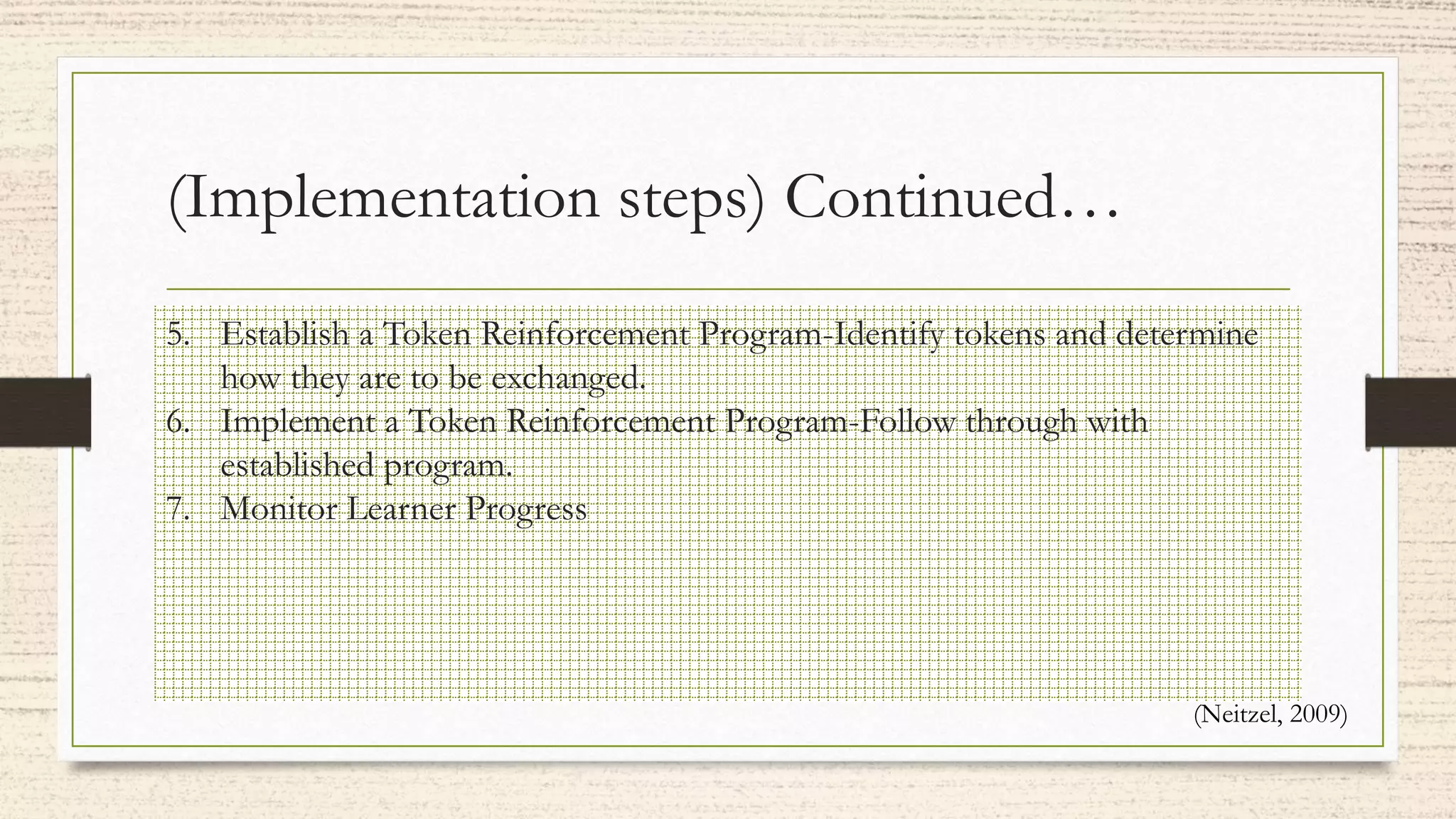 Token reinforcement | PPTX