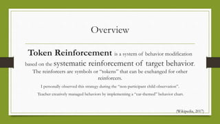 Token reinforcement | PPTX