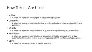 Tokens 10.pptx | Stocks and Bonds | Personal Investing