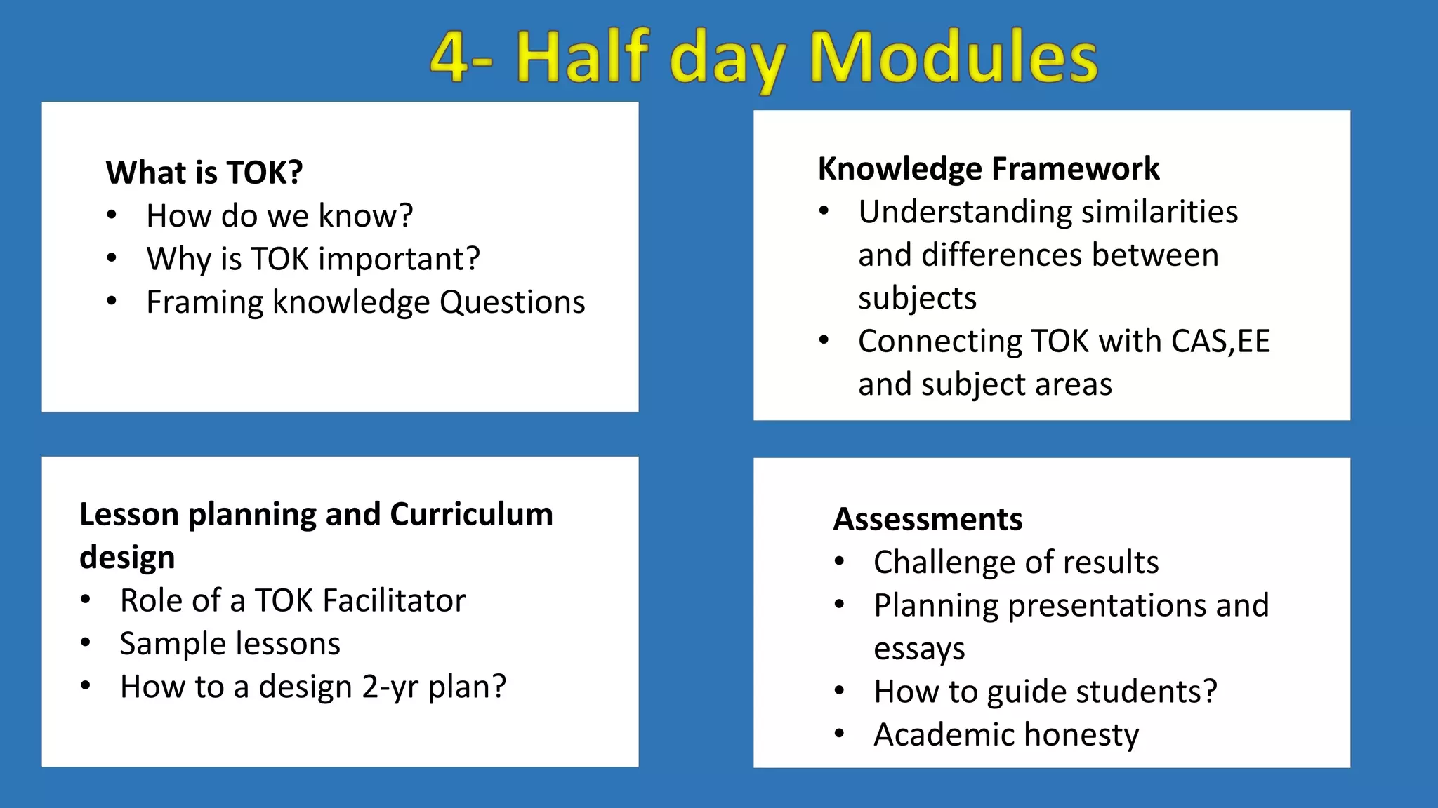 Tok for ib teachers | PDF
