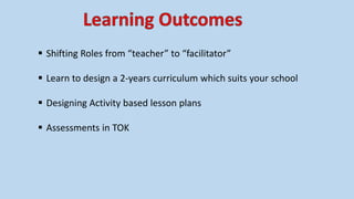 Tok for ib teachers | PDF