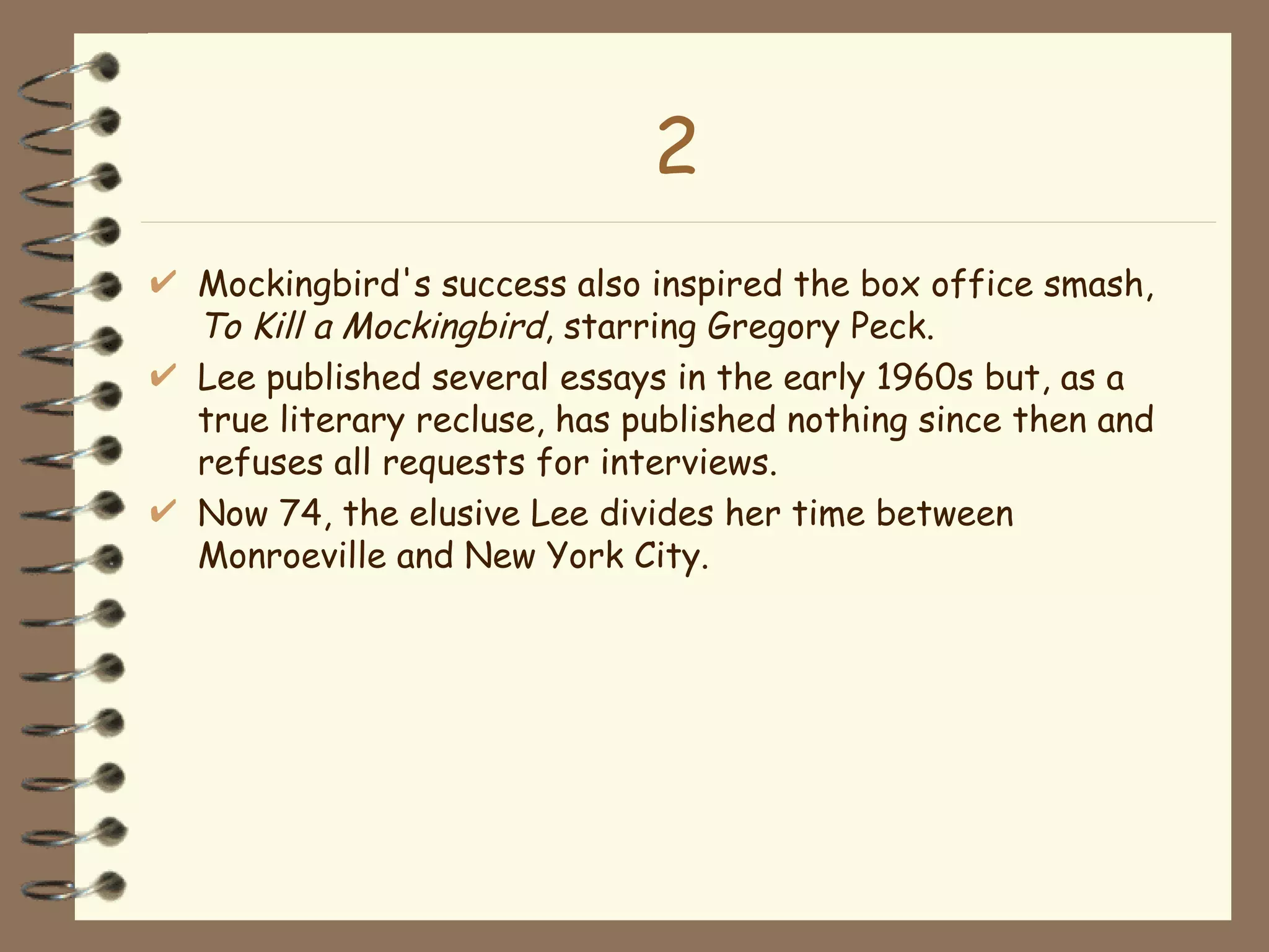 To Kill a Mockingbird | PPT