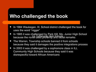 To Kill A Mocking Bird | PPT | Debated Sensitive Social Issues ...
