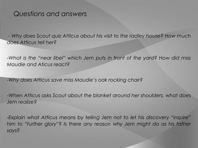 To kill a mockingbird | PPT