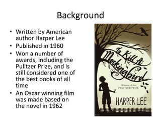 To kill a mockingbird introduction | PPTX