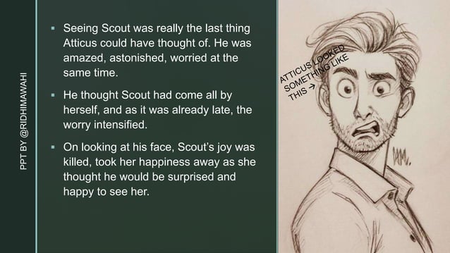 To kill a mockingbird - scout shows the way | PPTX