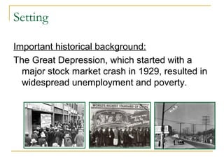 To kill a mockingbird background | PPT