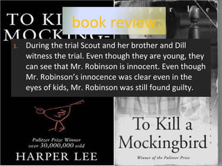 book review - to kill a mocking bird | PPT