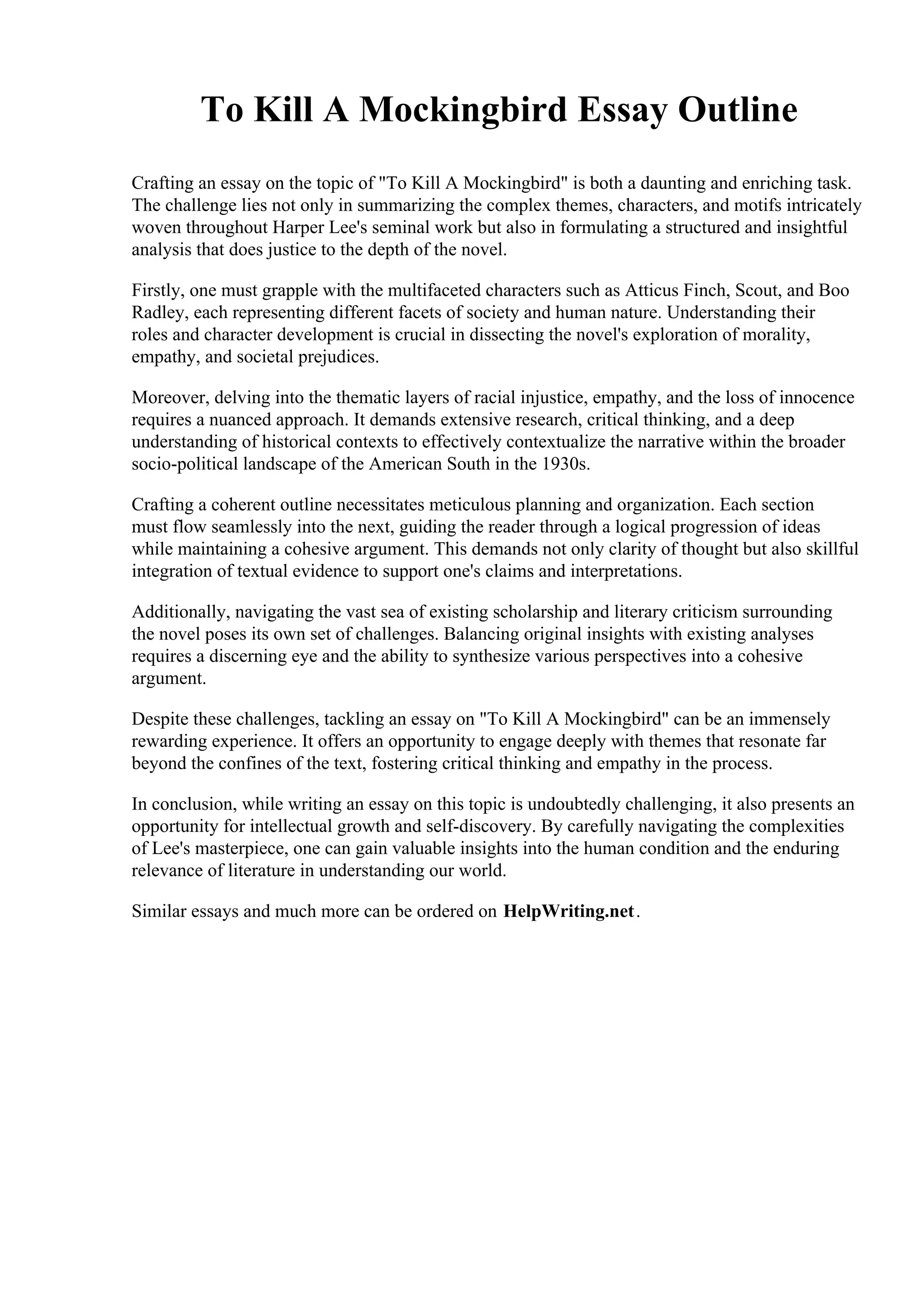 To Kill A Mockingbird Essay Outline.pdf