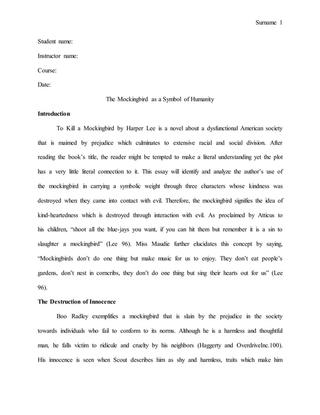 To kill a mockingbird essay questions | PDF