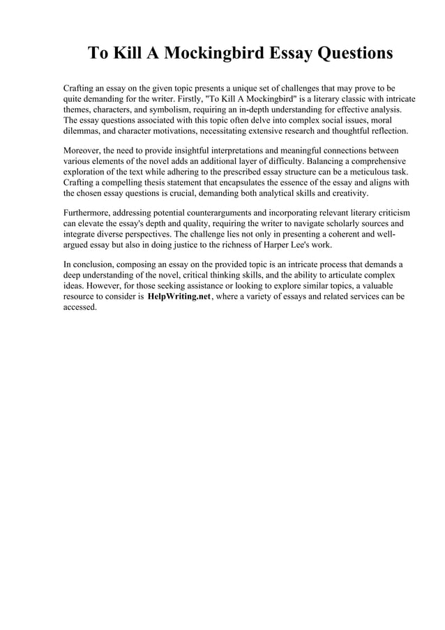 To Kill A Mockingbird Essay Questions.pdf