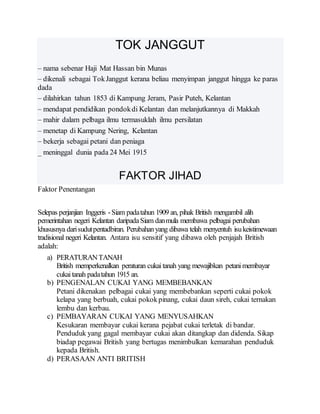 Tok janggut | DOCX