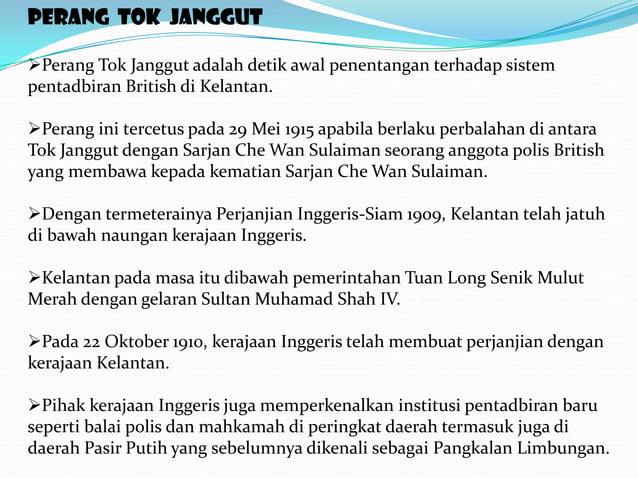 Tok janggut (presentation) | PPTX