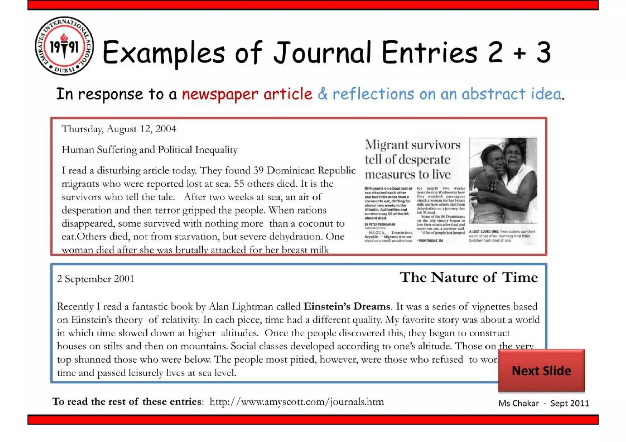 TOK Journal | PPT