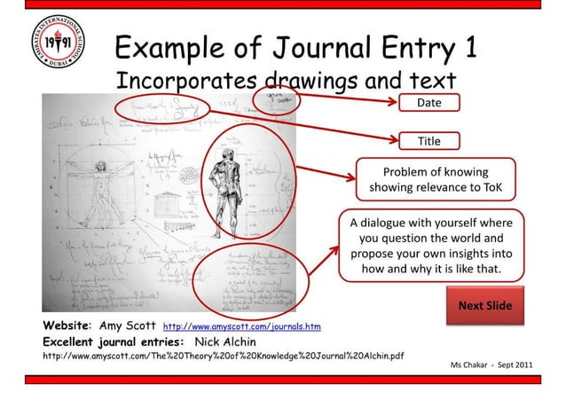 TOK Journal | PPT