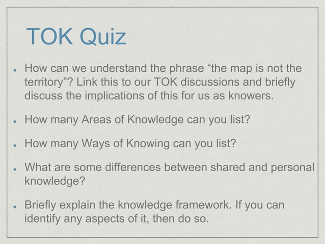 Tok knowledge framework_day 5 | PPTX