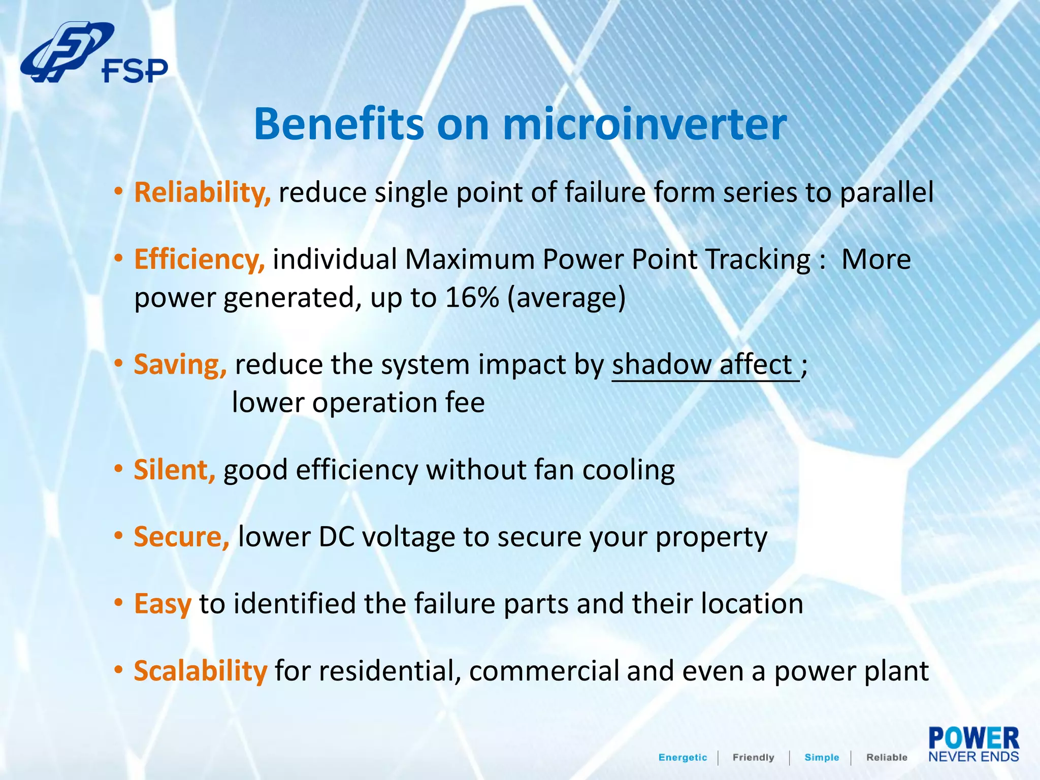 To know a microinverter powered by fsp | PDF | Consumer Electronics ...