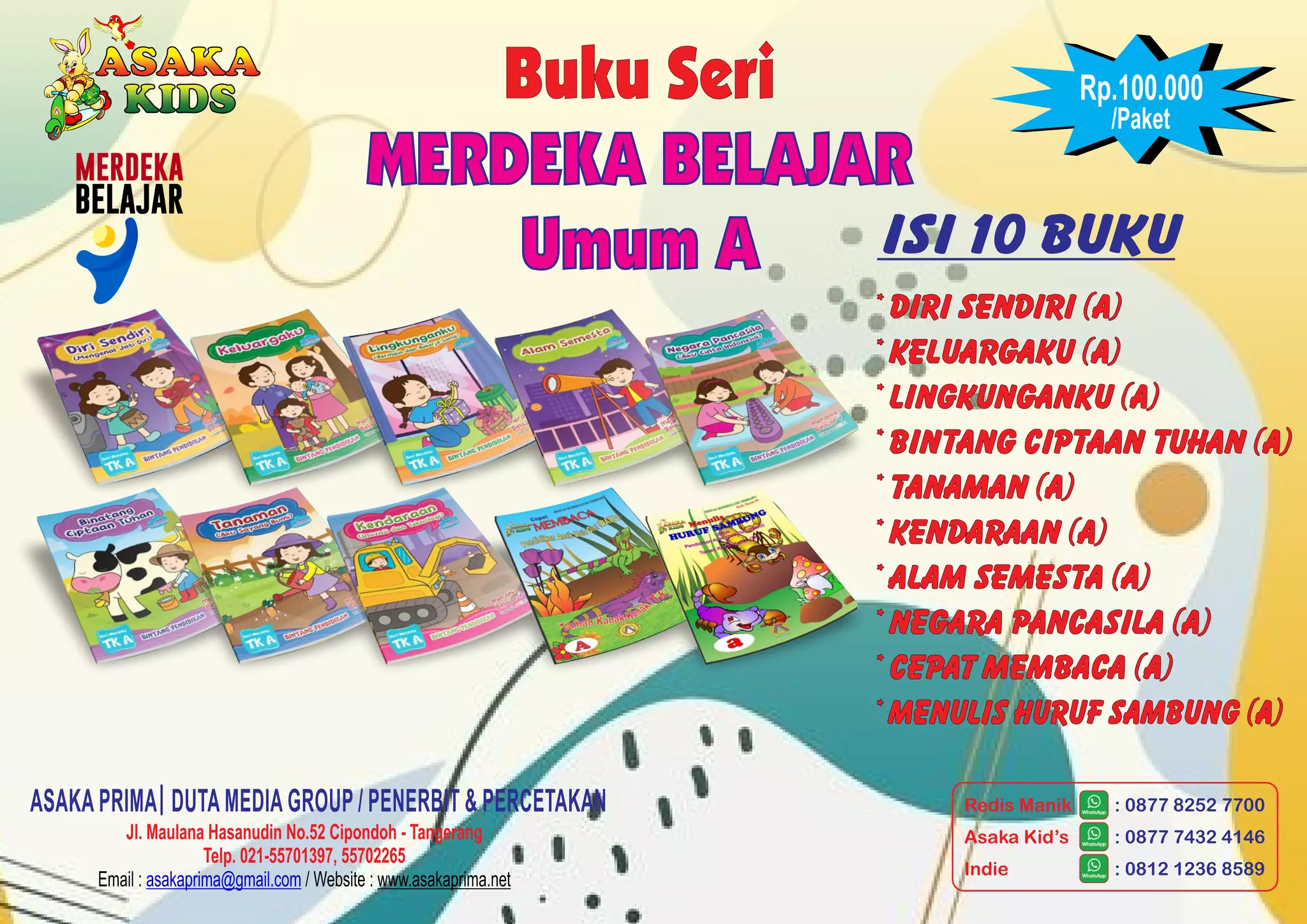 Buku Kurikulum Merdeka Jenjang PAUD (TK/RA/KB) Tahun 2024 | PDF