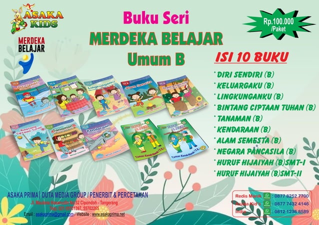 Buku Kurikulum Merdeka Jenjang PAUD (TK/RA/KB) Tahun 2024 | PDF