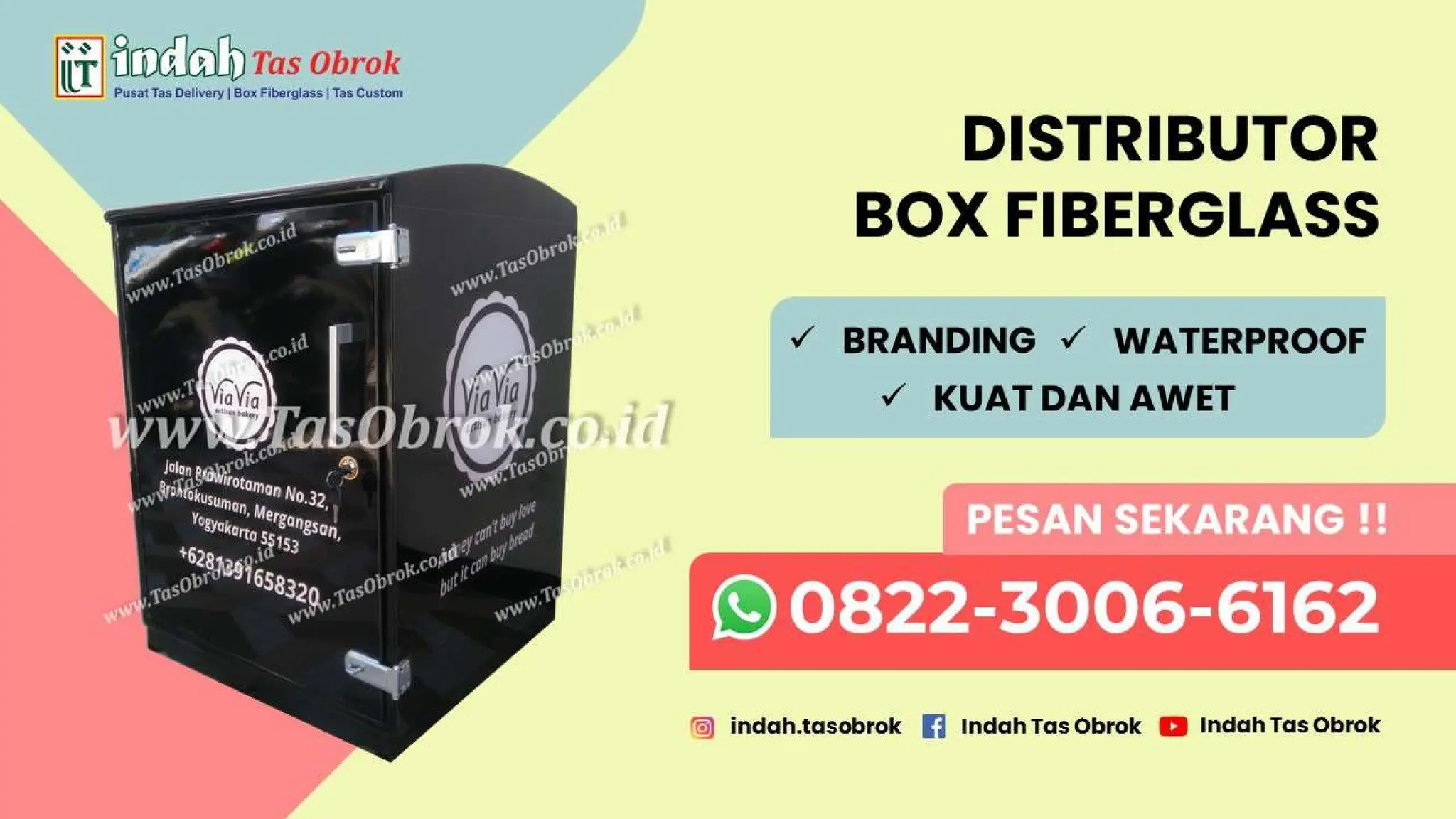 WA/TELP : 0822-3006-6162, Penjualan Fiberglass Custom Box, Penjualan ...