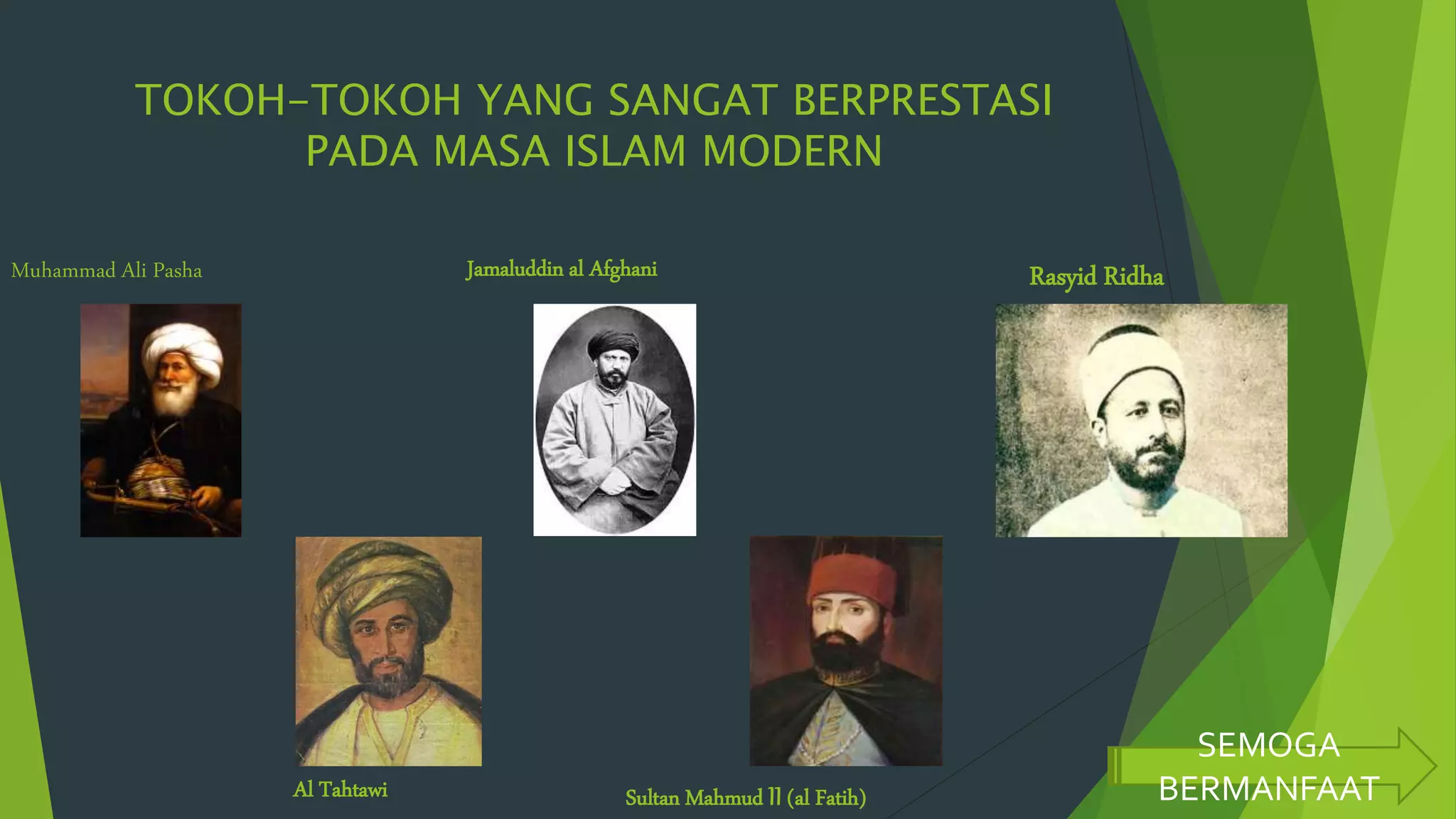 Tokoh tokoh berprestasi pada masa islam modern | PPTX