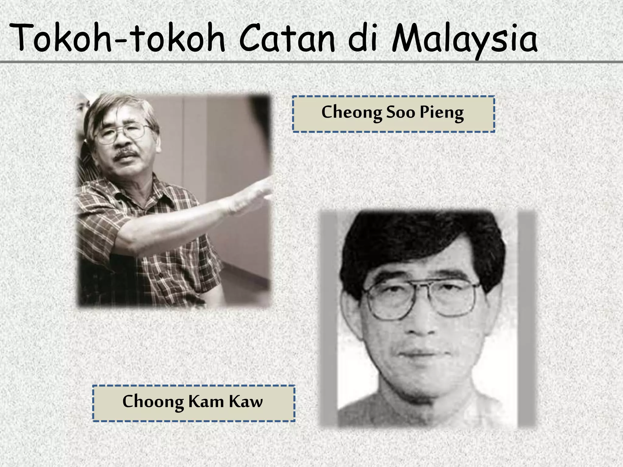 Tokoh tokoh catan | PPTX
