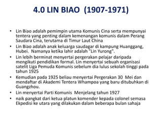 Tokoh tokoh Komunis China sebelum Perang Dunia ke-2 | PPT