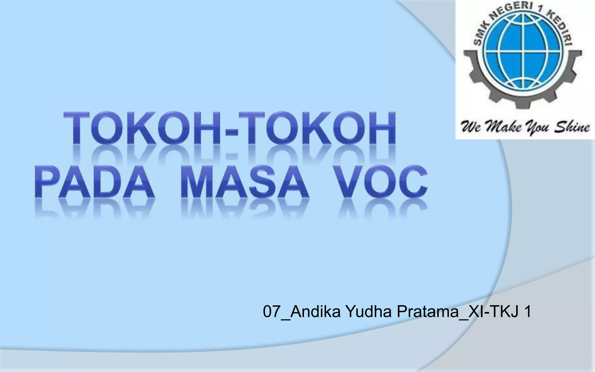 Tokoh Tokoh Pada Masa VOC | PPTX