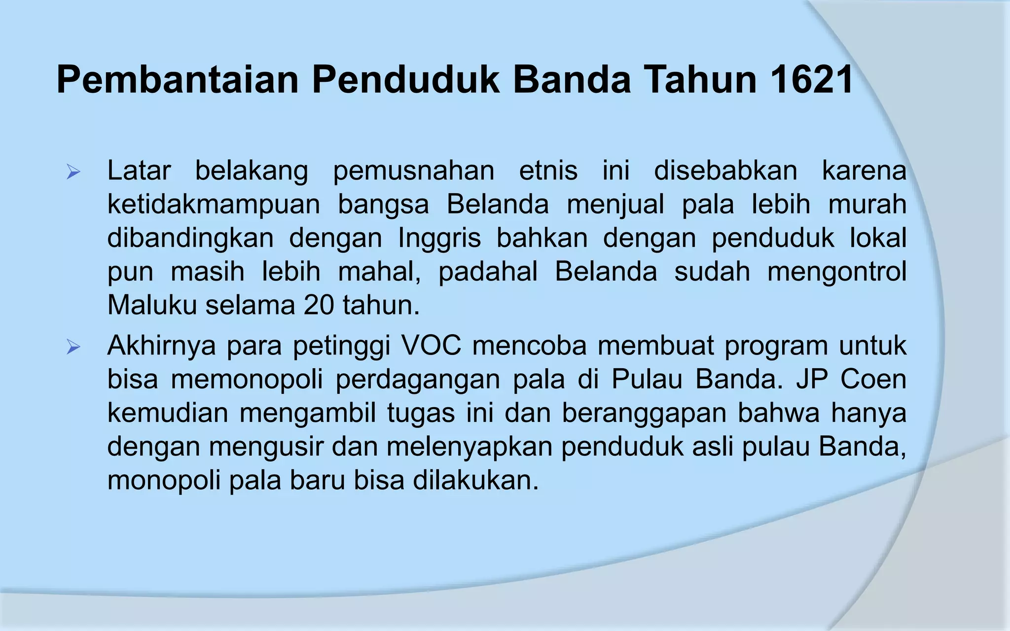 Tokoh Tokoh Pada Masa VOC | PPTX