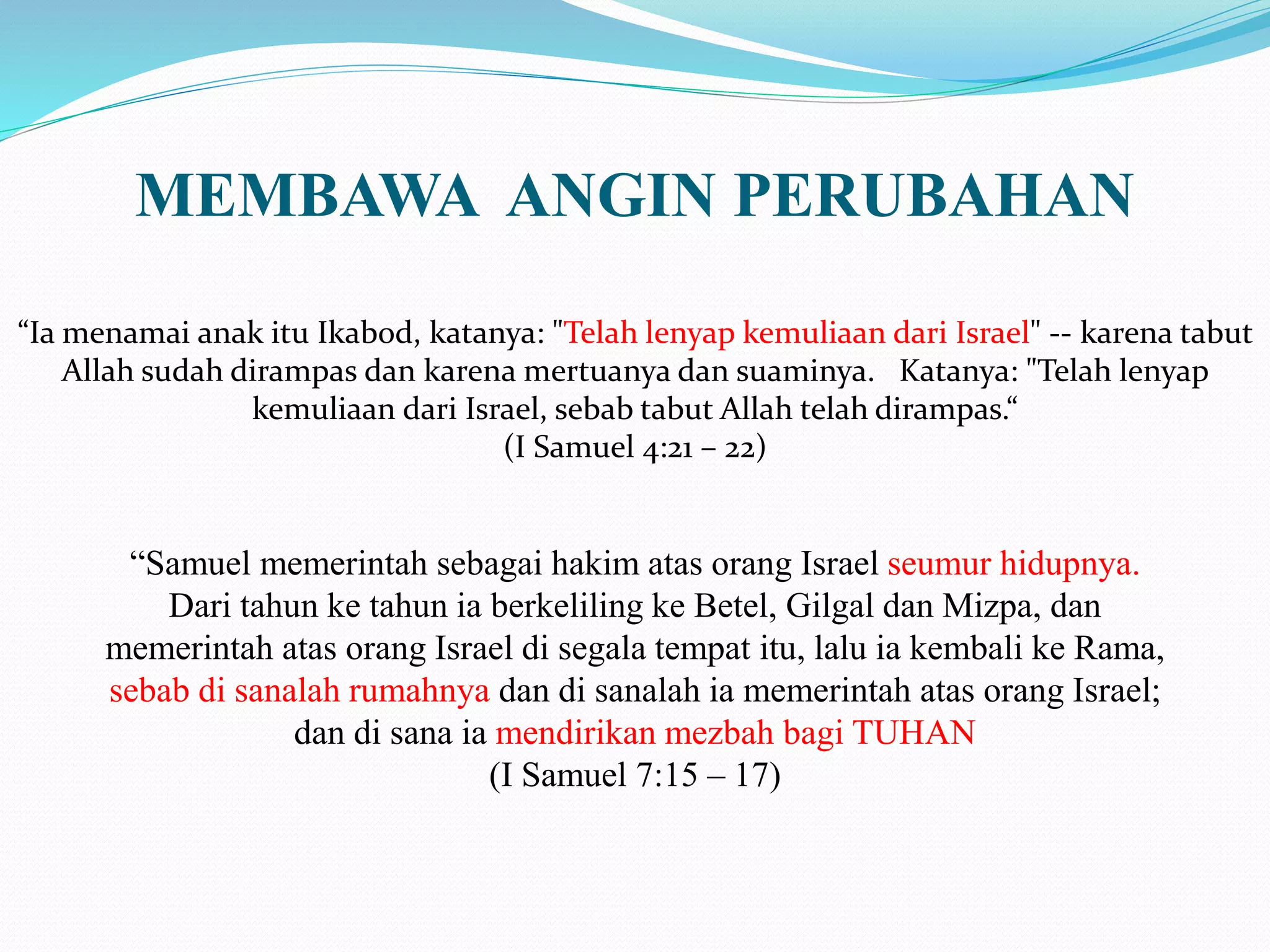 Tokoh alkitab samuel | PPT